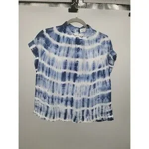 Bella Dahl | Tops | Bella Dahl Tied Dye Mockneck Top Sz L Preppy Office ...